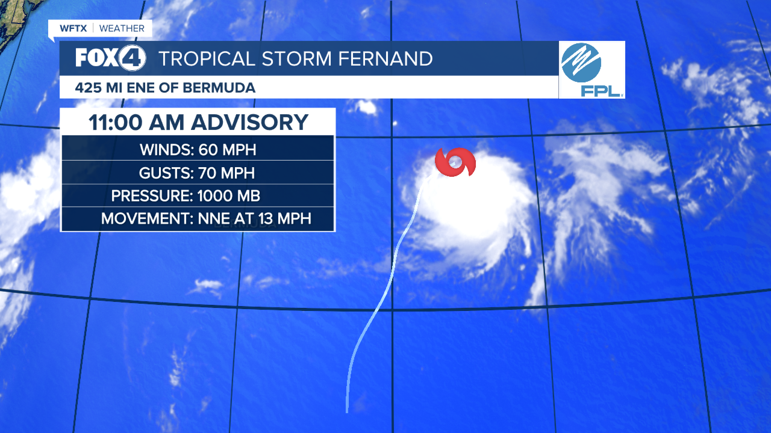 TRACKING THE TROPICS: Tropical storm Fernand to move out to sea