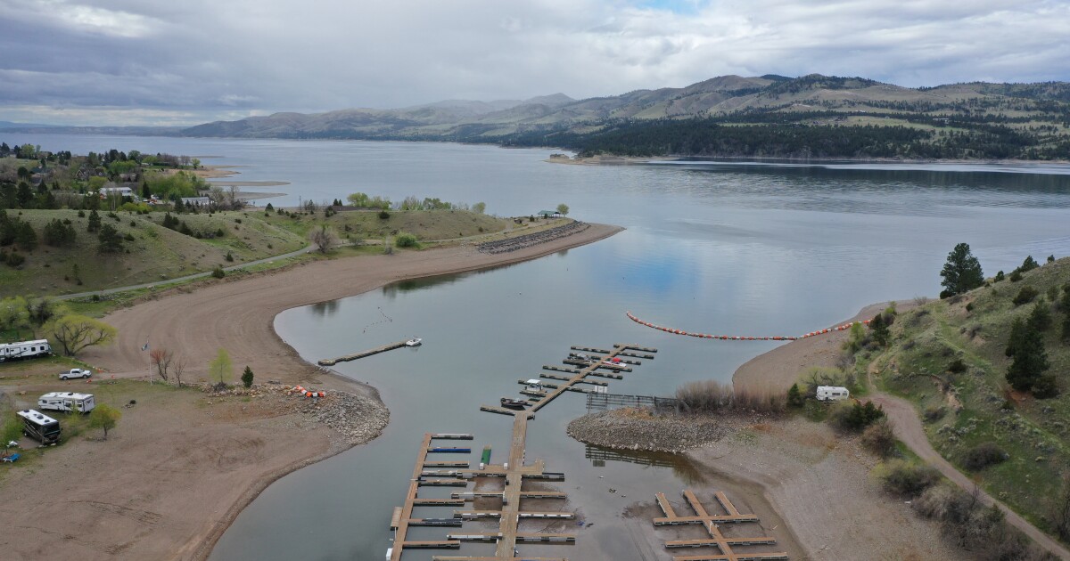 Historically low water levels impacting Canyon Ferry Lake