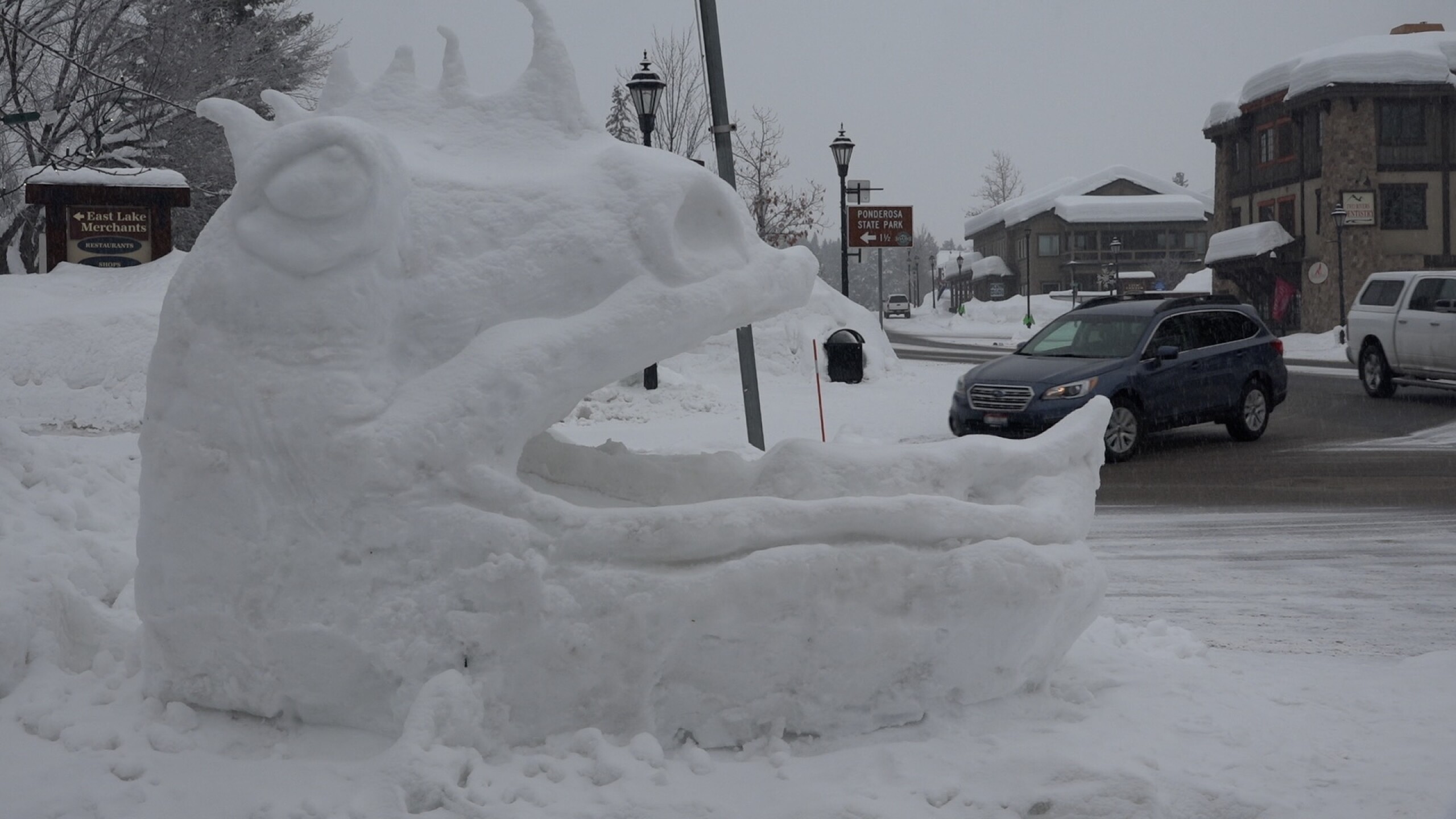 High school students bring Sharlie to life for the McCall Winter Carnival