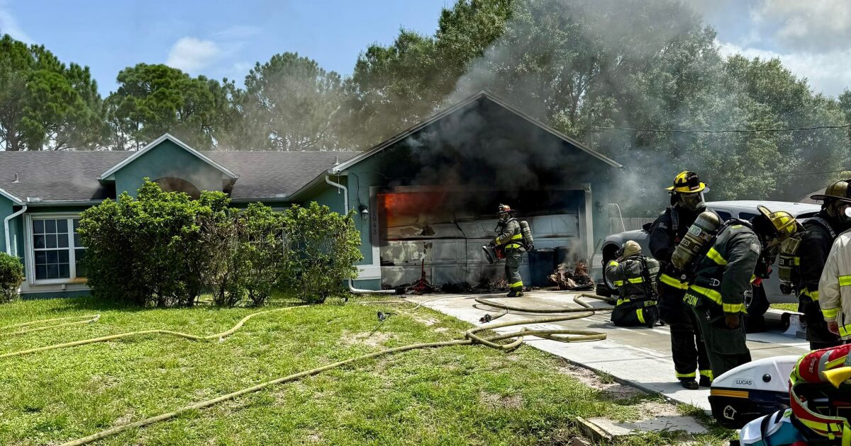 8 people affected by home fire, crews successfully revive unresponsive cat