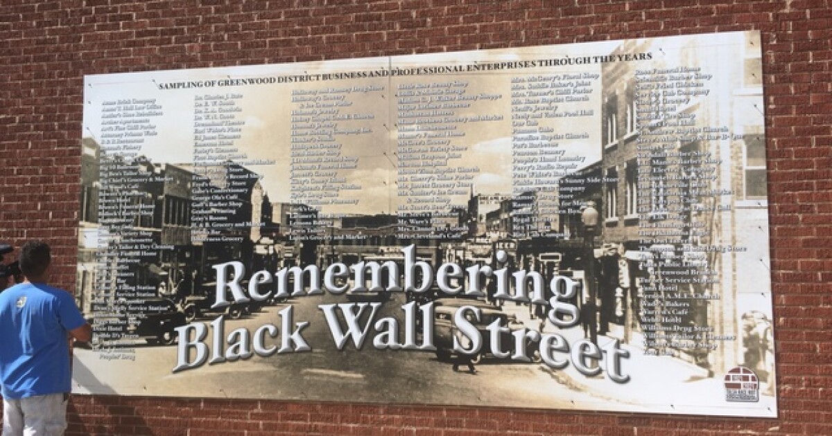 Greenwood is "Remembering Black Wall Street"