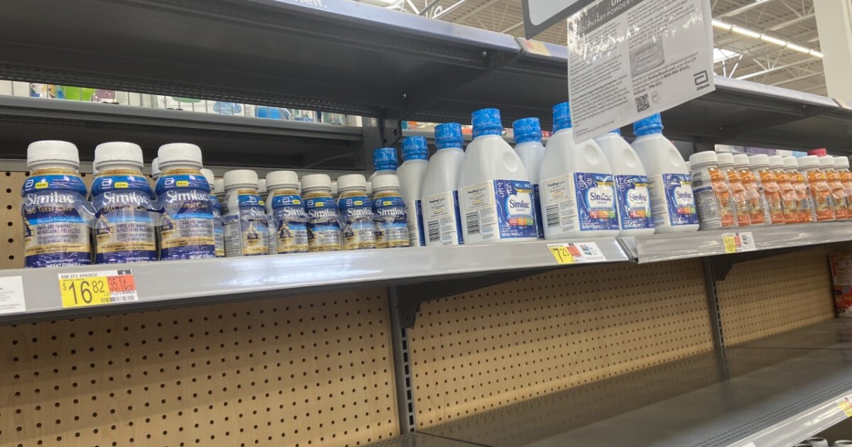 Why liquid baby formula is more available than powdered