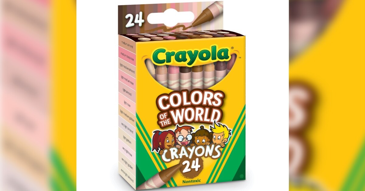 'Colors of the World' box includes skin tone-inspired crayons