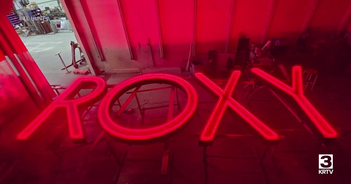 Roxy Theatre's neon sign brought back to life in Shelby