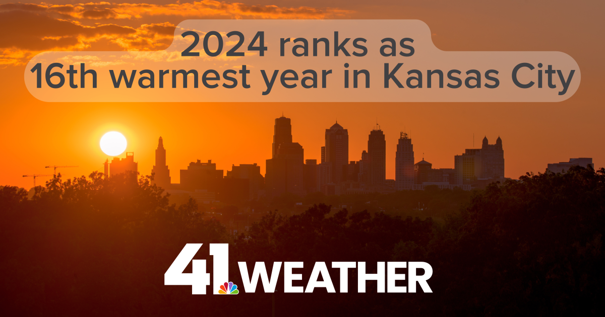 KSHB 41 Weather Blog | 2024 ranks as 16th warmest year in Kansas City's ...