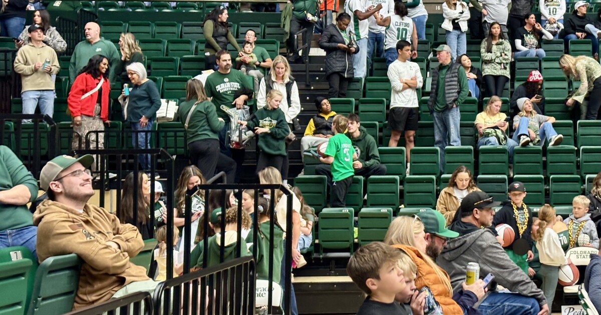 CSU fans cheer on Rams during Arizona Bowl watch party at Moby Arena