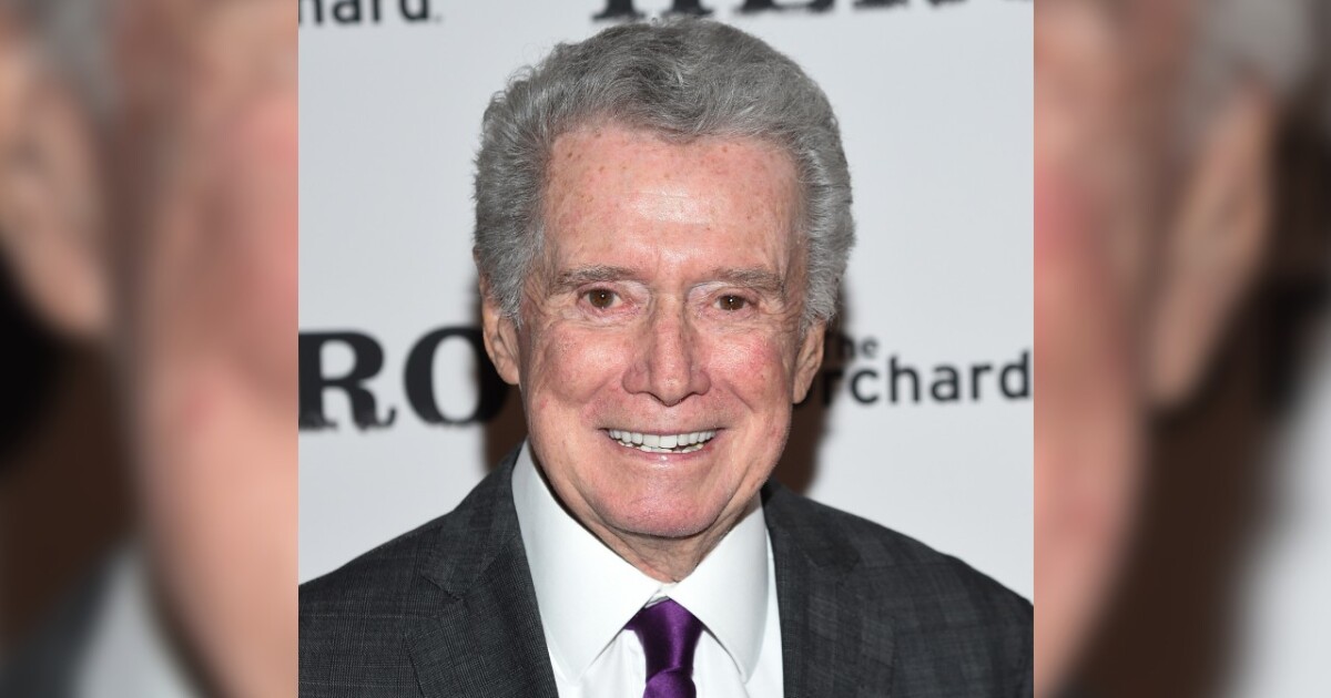 Legendary TV host Regis Philbin has died at 88