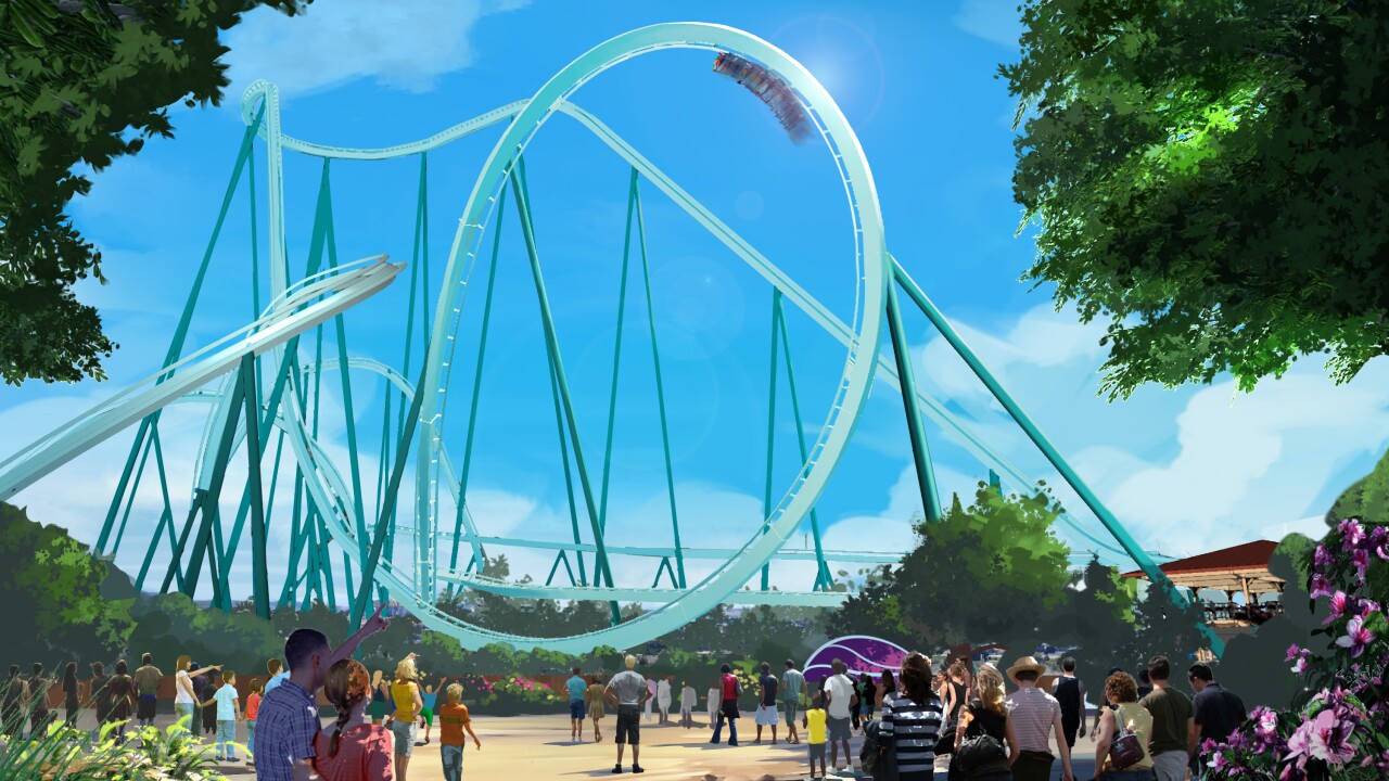 SeaWorld begins construction of new dive coaster on National Roller ...
