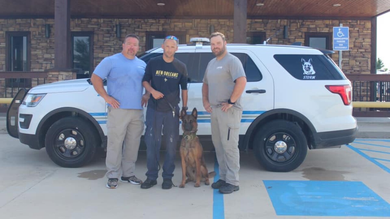 Welsh Police Department introduces new K-9 officer, Storm
