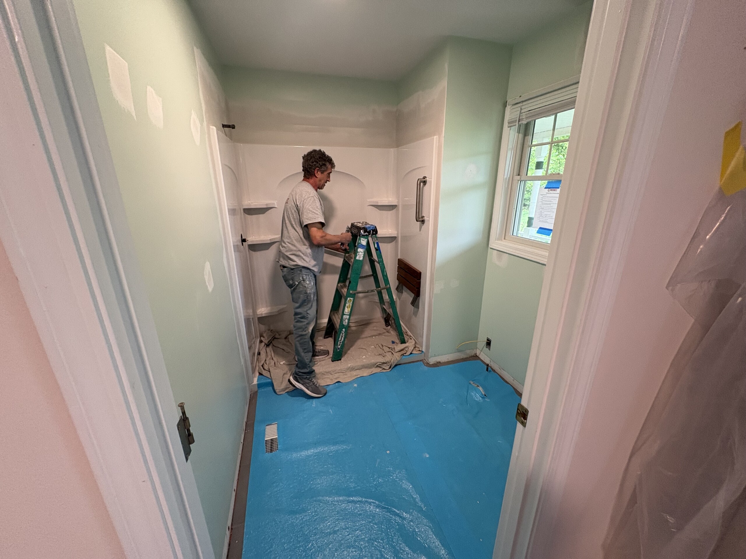 Medina County Navy veteran gets free bathroom remodel through Purple Heart Homes