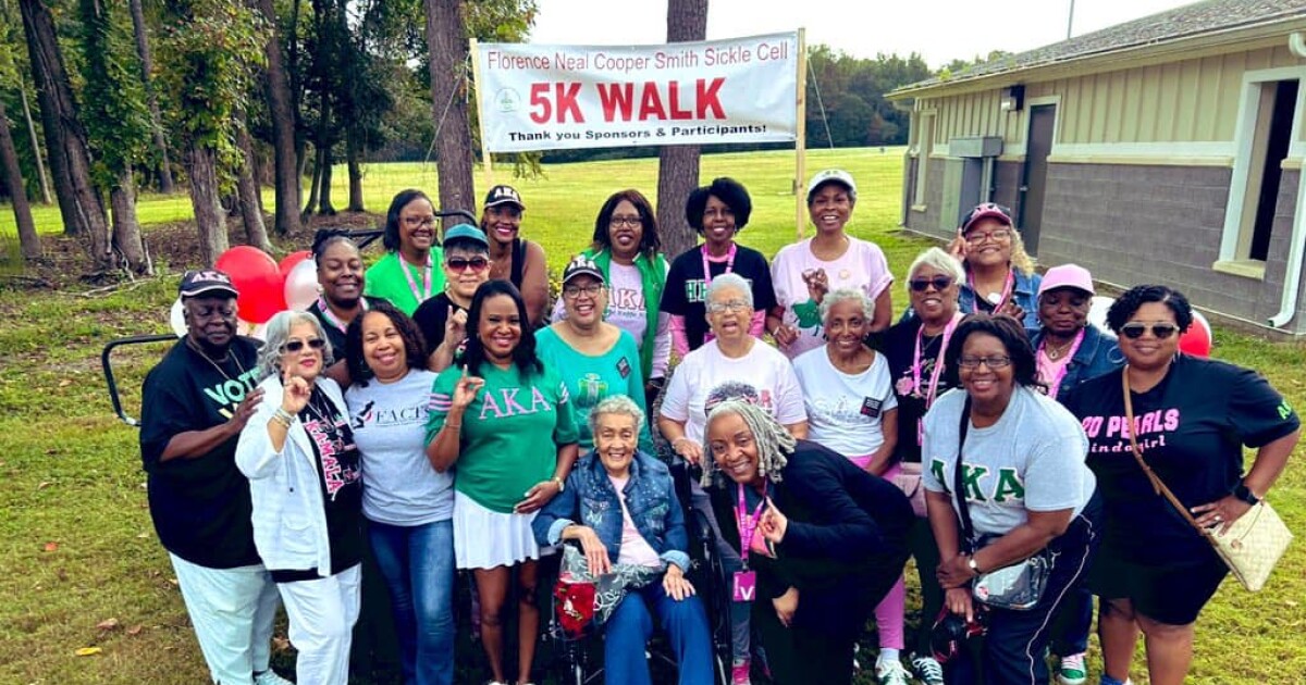Florence Neal Cooper Smith Sickle Cell 5k raises more than $7,600