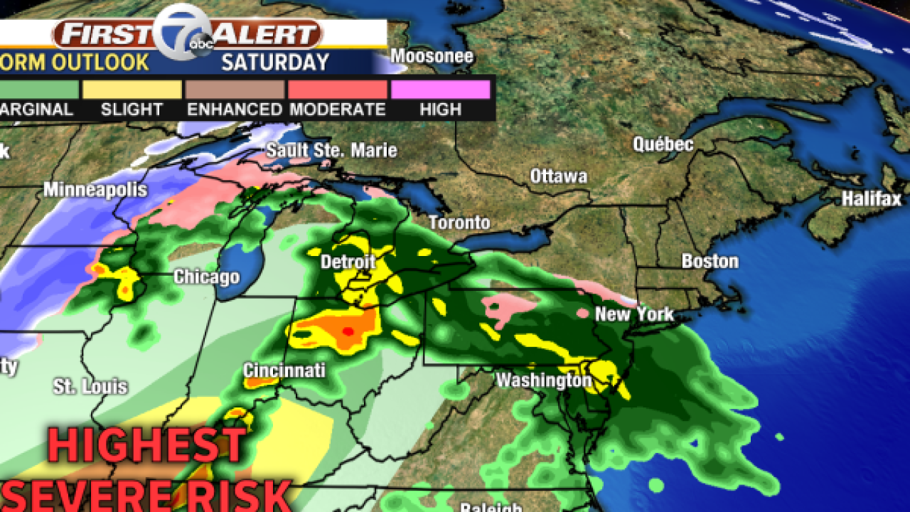 Bomb cyclone with 50 mph wind gusts possible for Michigan this weekend
