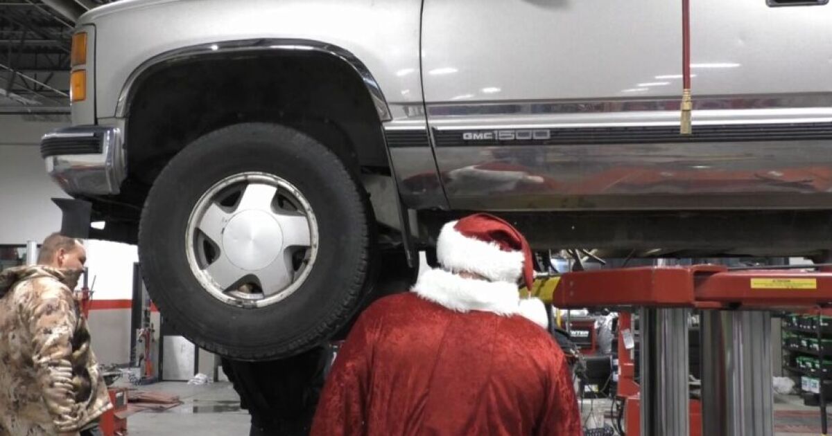 Mechanic refurbishes vehicles to give away for the holidays