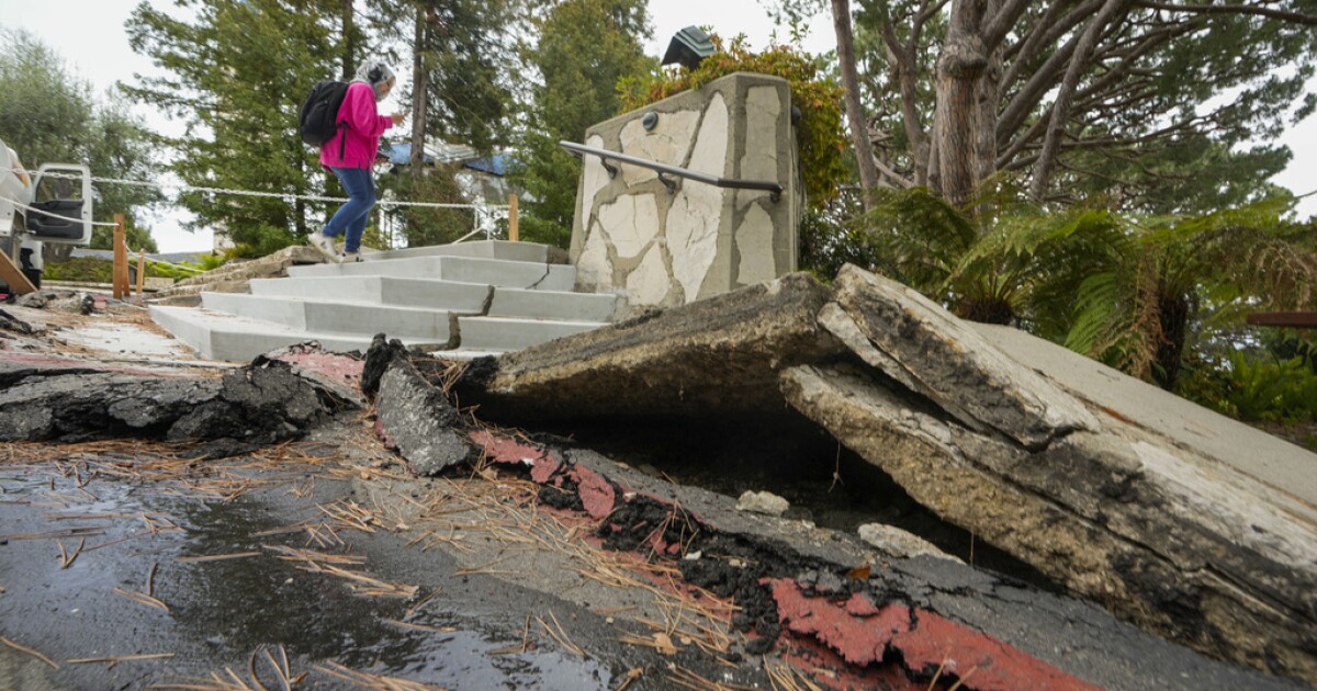 Power cut indefinitely to some California residences as landslide ...