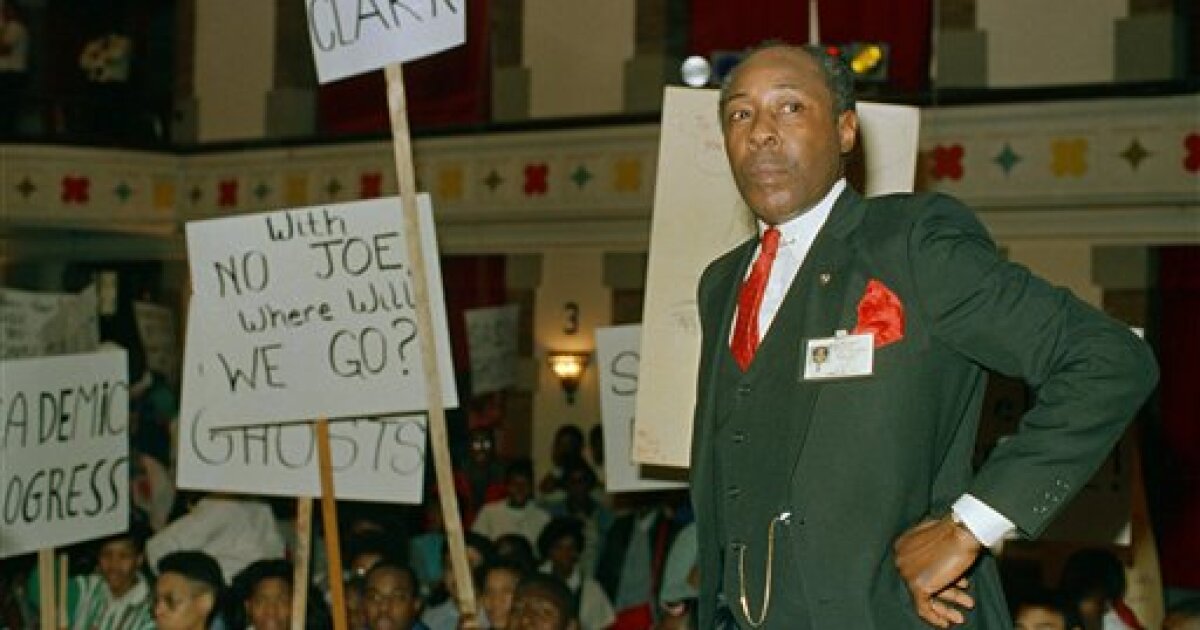 Joe Louis Clark, principal who inspired 'Lean on Me,' dies