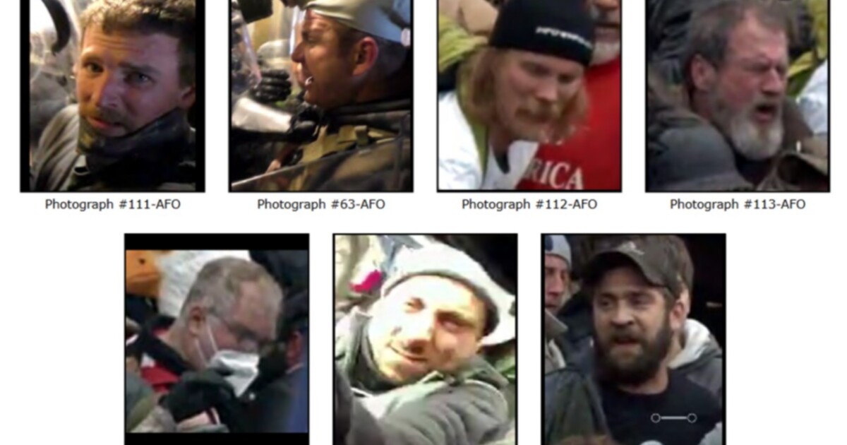 FBI releases photos of men accused of assaulting DC officer during ...