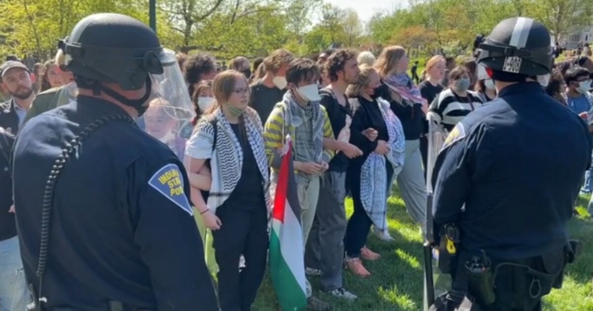 Over 20 people arrested during 3rd day of Gaza protests at Indiana ...
