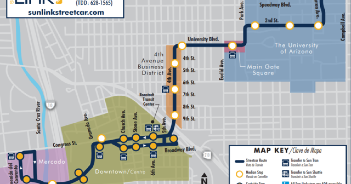 Sun Link Streetcar offering free rides