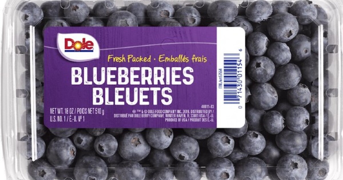 FDA: Dole recalls blueberry packages due to possible cyclospora ...