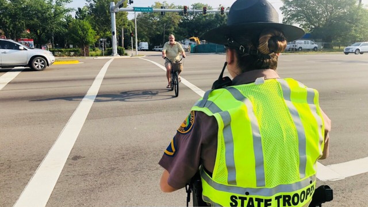 Florida Highway Patrol tackle pedestrian and bicyclist safety awareness