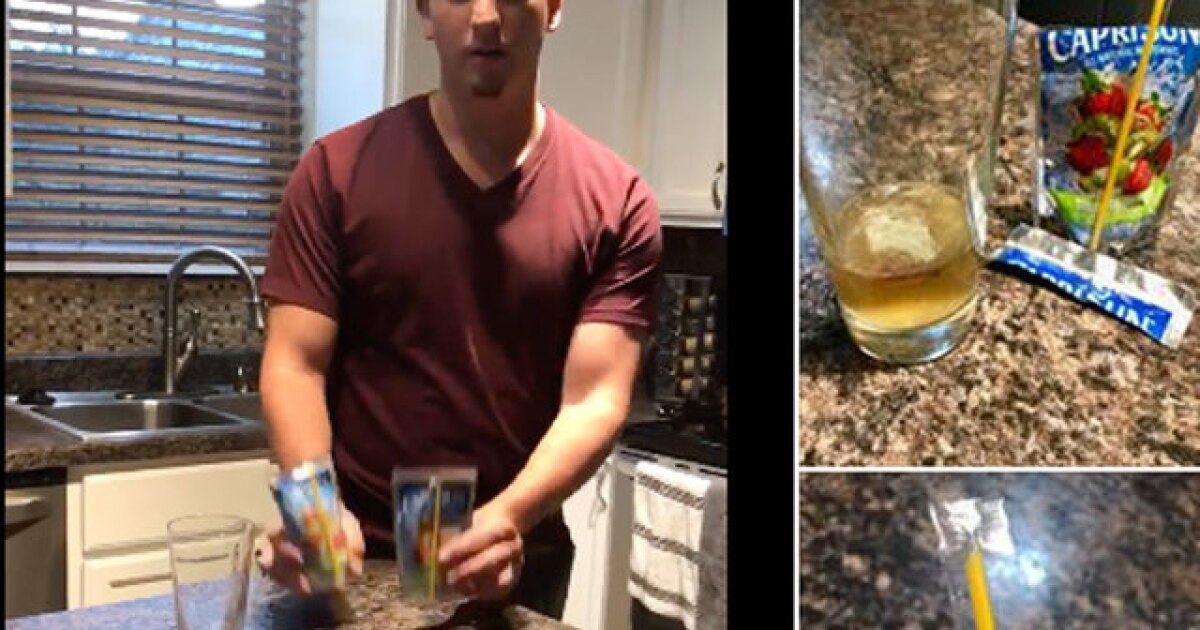 Man finds mold in child's Capri Sun, video goes viral on social media