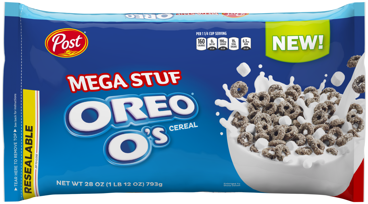 New Mega Stuf Oreo O's cereal now packed with marshmallows