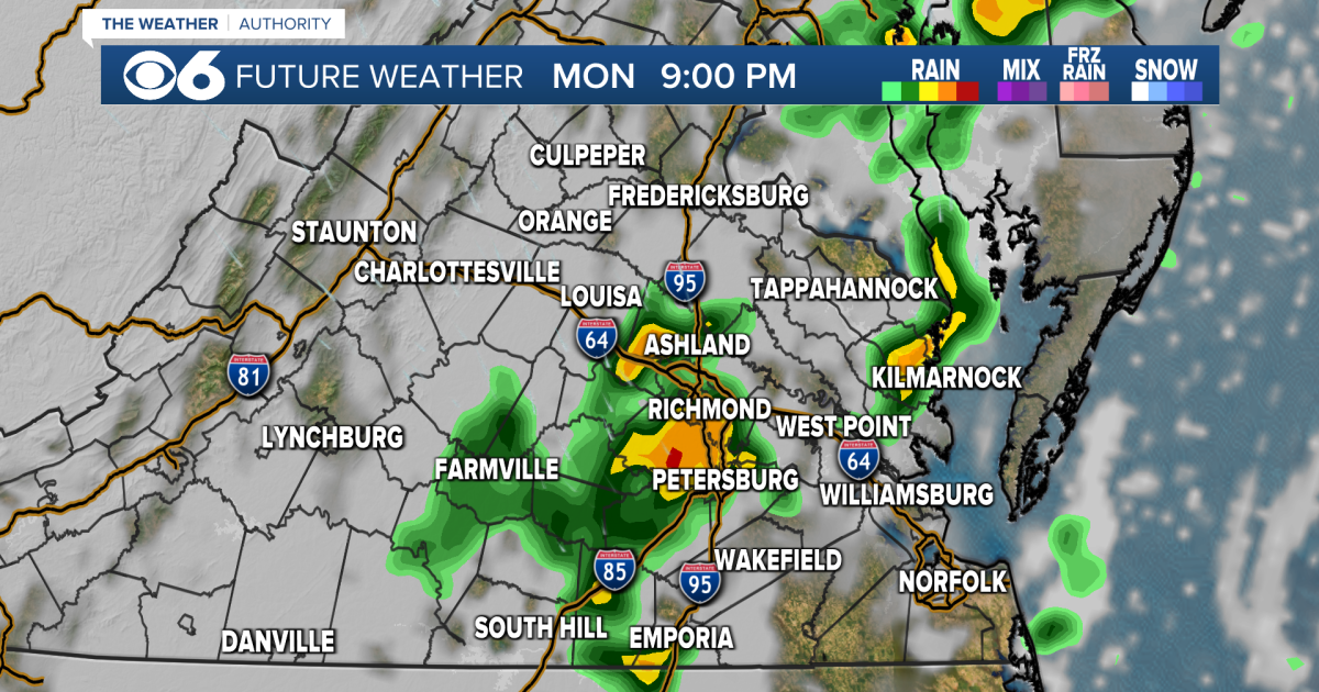 Severe storm threat Monday, tornadoes possible