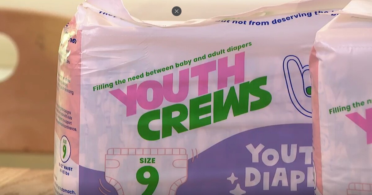 Youth Crews provides inclusive diaper sizes for kids with disabilities