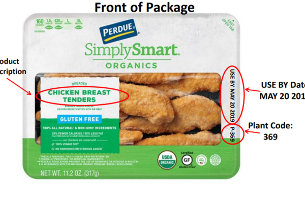 Perdue chicken products recalled, may contain pieces of bone